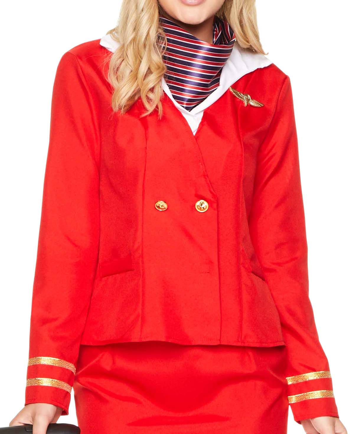 Red Flight Attendant Costume